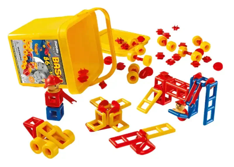 Mobilo Basic Bucket (New) (inc 2 Figurines) - 86pc – Toybox Tales