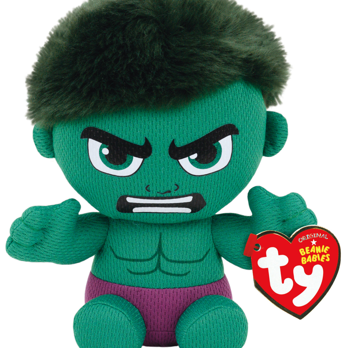 Ty Beanie Boo Marvel Hulk Regular Plush | Toybox Tales