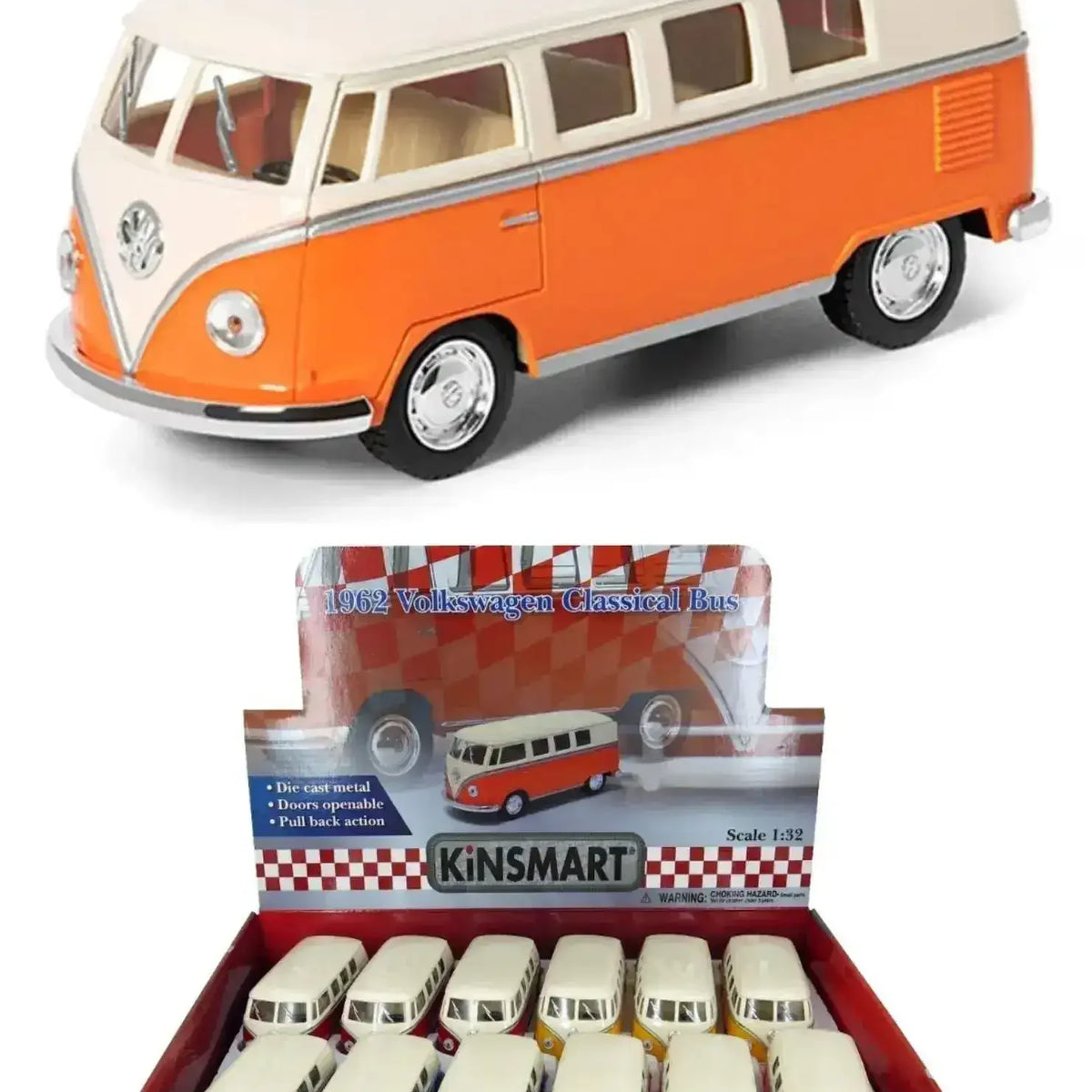 Ivory Top Classic VW Combi (Assorted) – Toybox Tales