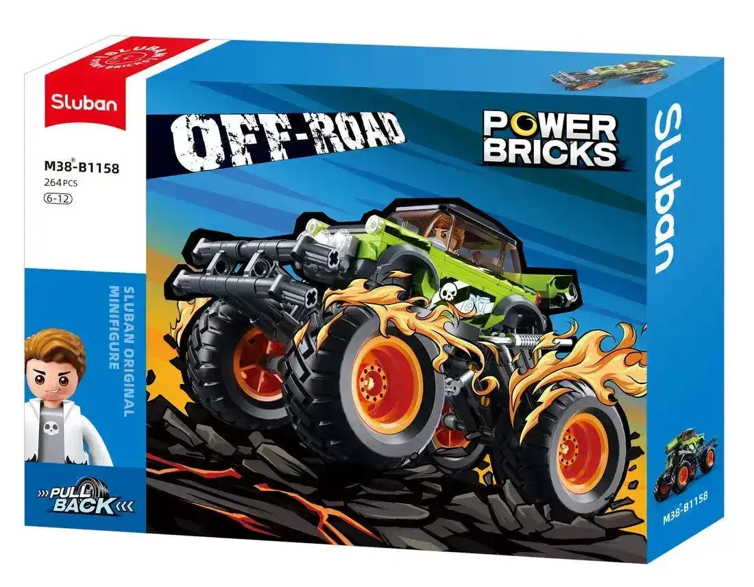 Sluban | Power Bricks Off Road Vehicle - Big Foot – Toybox Tales