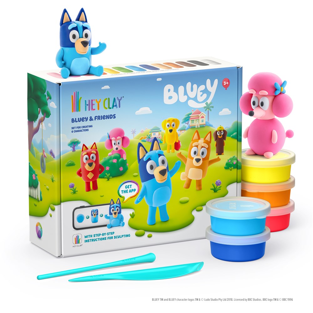 Hey Clay - Bluey and Friends Set - 15 Cans – Toybox Tales