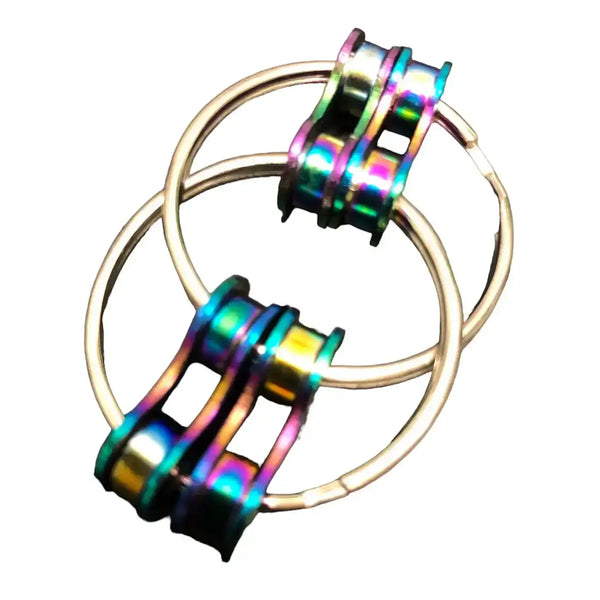 Kaiko Fidgets | Kaiko Loop Fidget Oil Slick Small | Toybox Tales