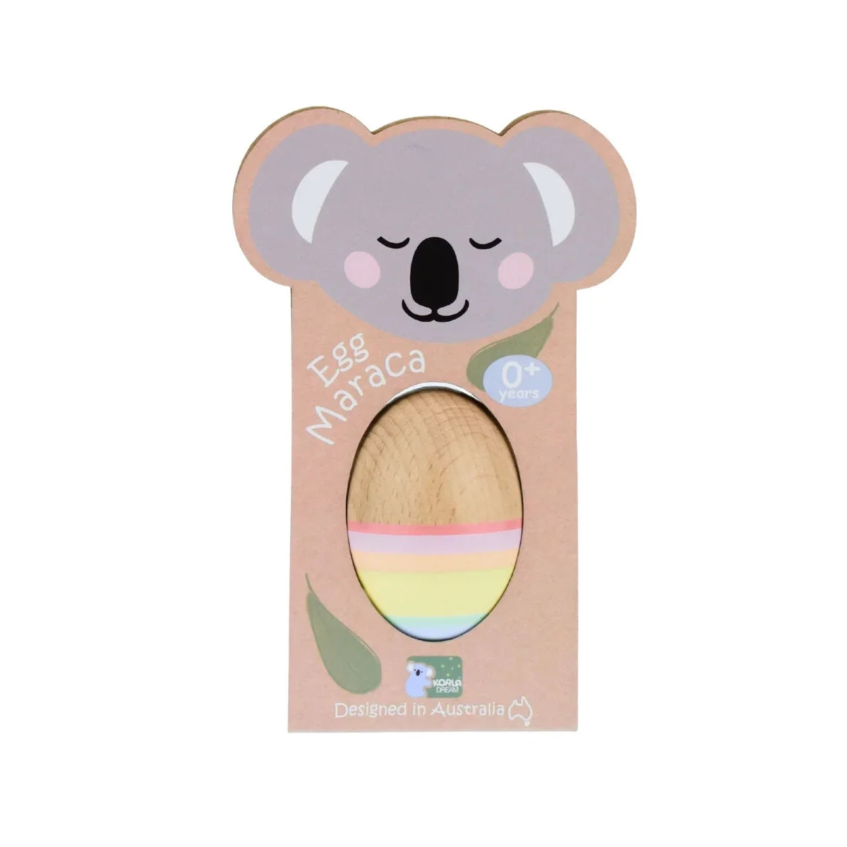 Wooden Rainbow Egg Shaker – Toybox Tales
