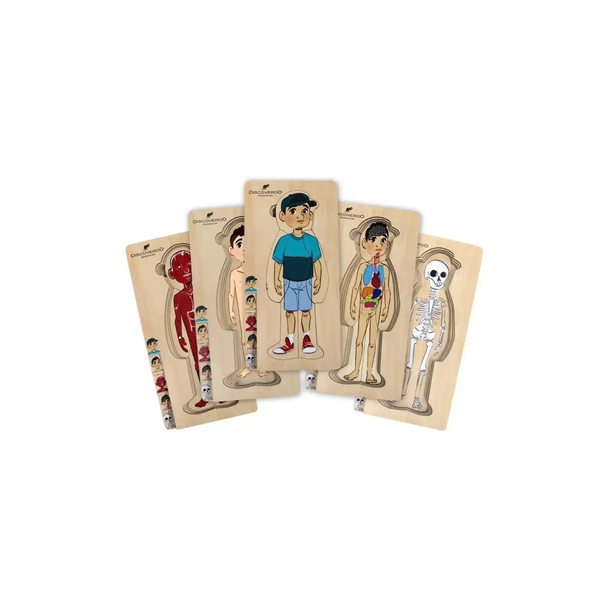 5 Layer Body Puzzle - Boy | Toybox Tales