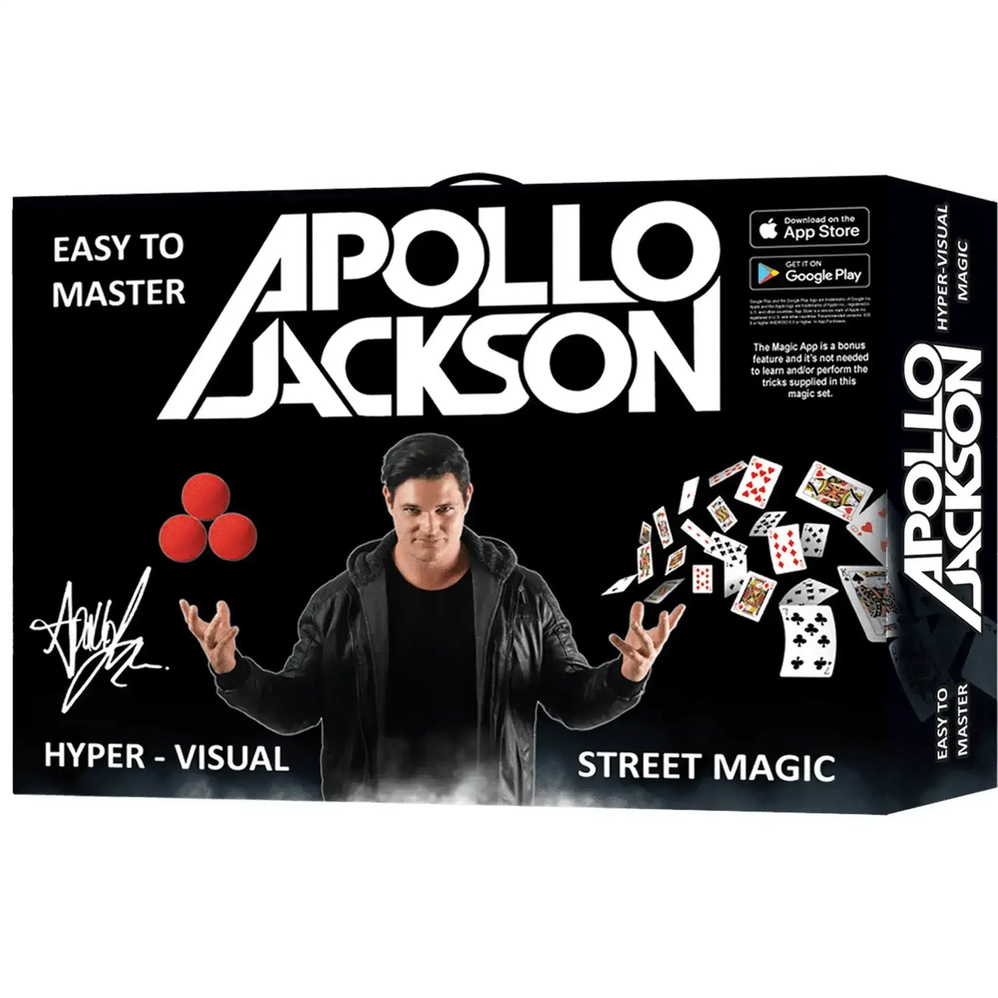 Apollo Jackson Hyper Visual Street Magic Trick Set (over 100 Tricks ...