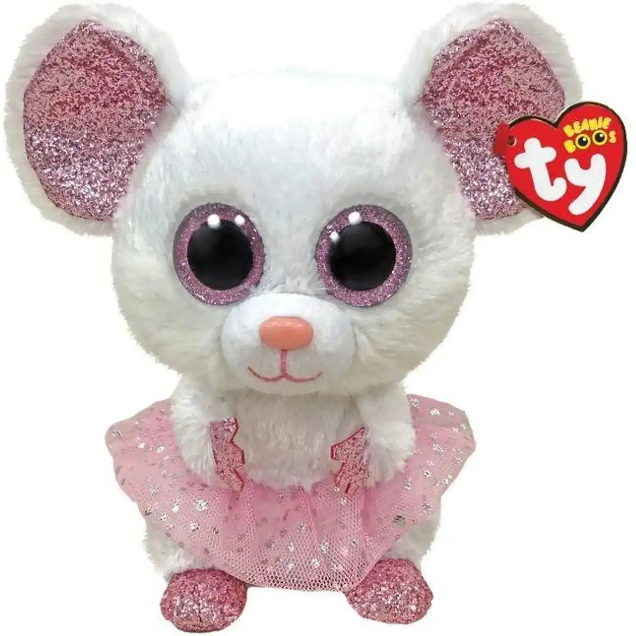 TY Beanie Boos | Nina | Mouse with Tutu | Regular | Toybox Tales